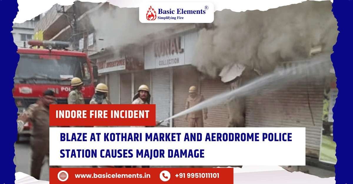 Indore Fire Incident: Blaze at Kothari Market and Aerodrome Police ...