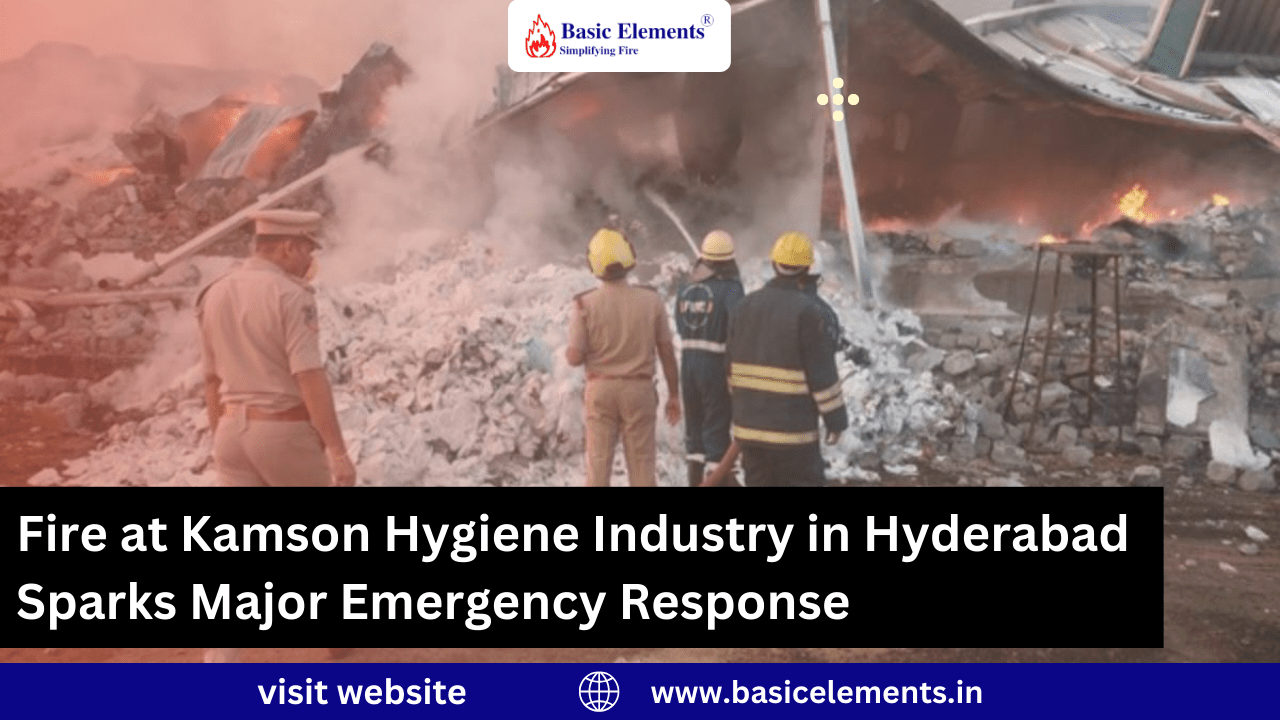 Fire at Kamson Hygiene Industry in Hyderabad